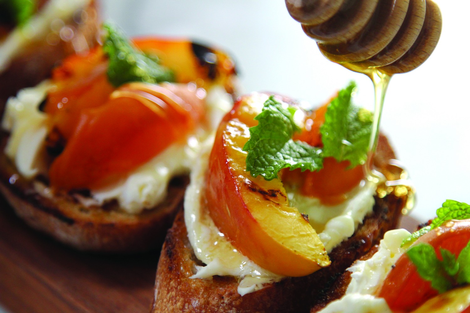 Recipe: Grilled Stone Fruit Bruschetta - Cary Magazine