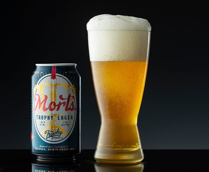 Liquid Assets: Mort’s Trophy Lager from Trophy Brewing Co. - Cary Magazine